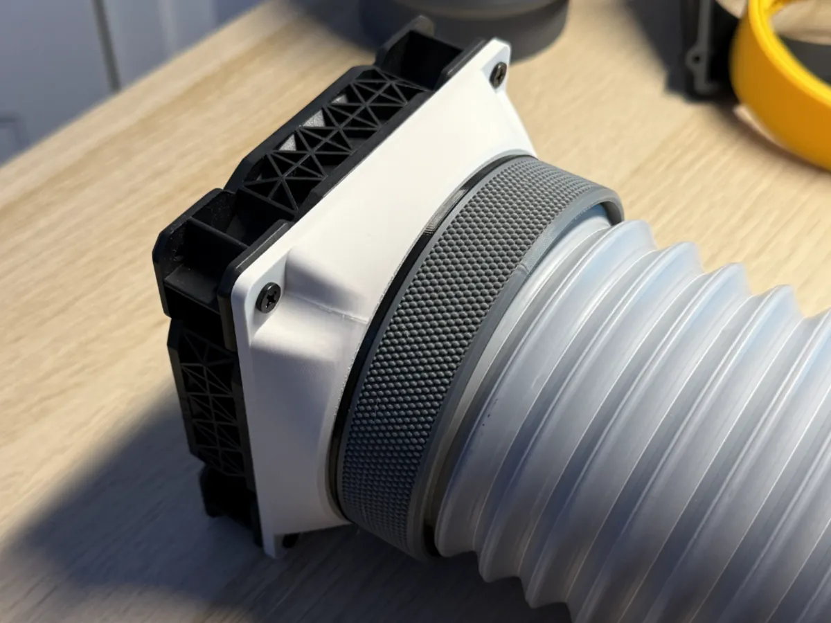 ModulAir L - 120mm Fan Adapter Mount - Free 3D Print Model - MakerWorld