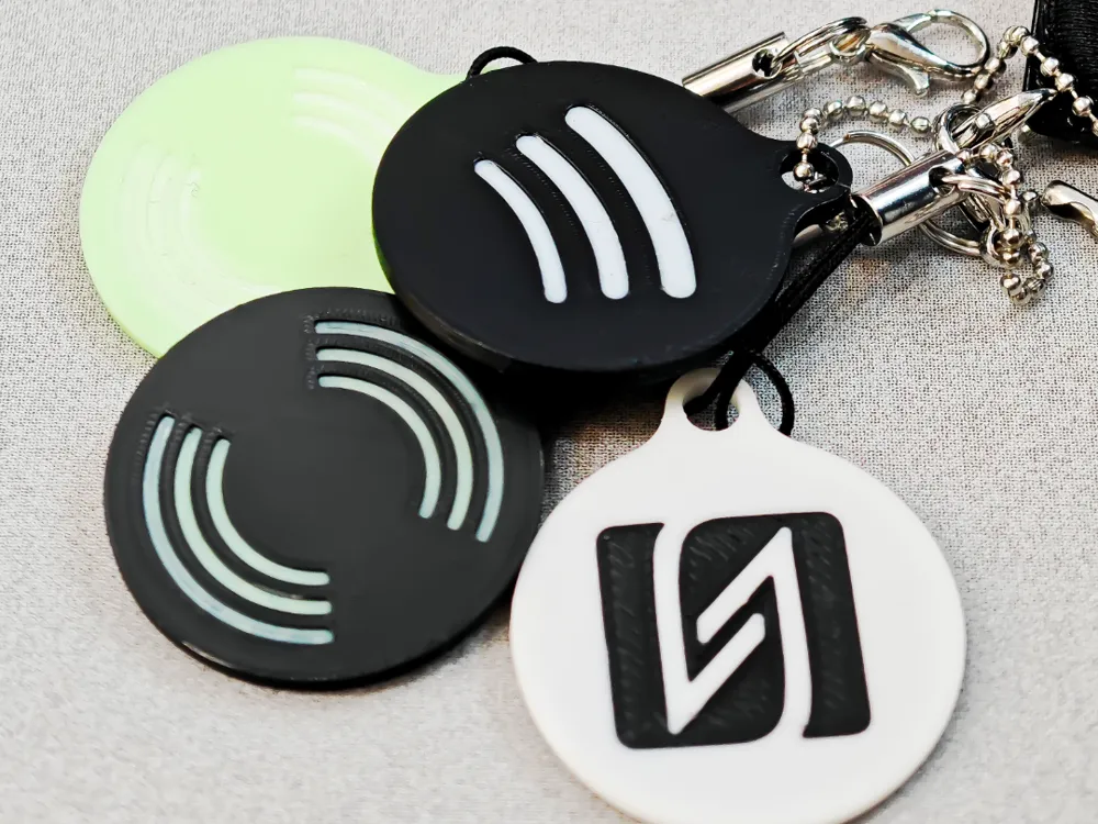 NFC Tag Holder Spotify MIFARE Keychain by kurama3d - MakerWorld