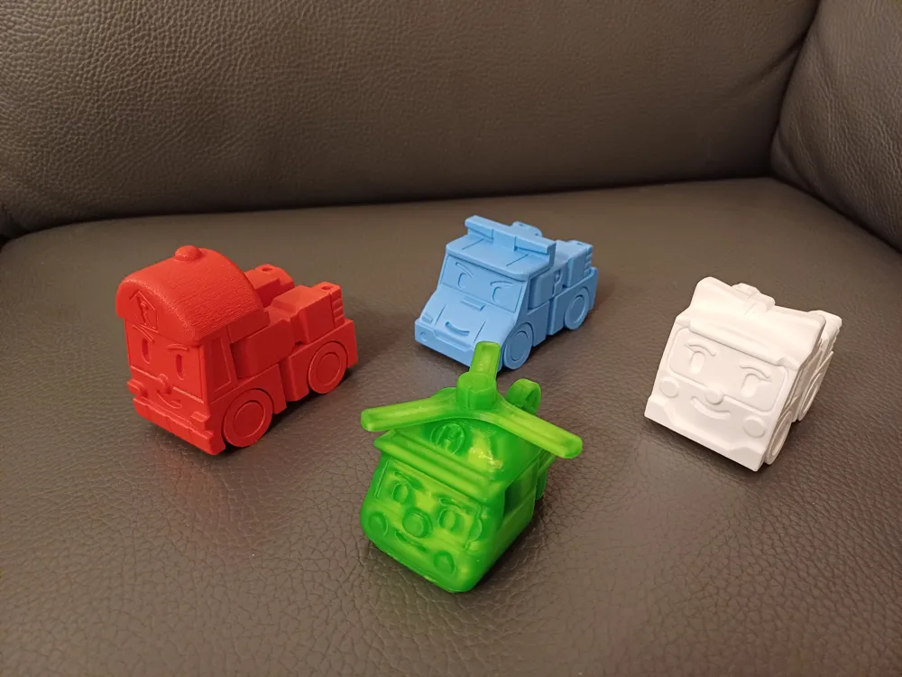 Robocar Poli HELLY Transformable by GPM2 2500MakerWorld: Download Free ...