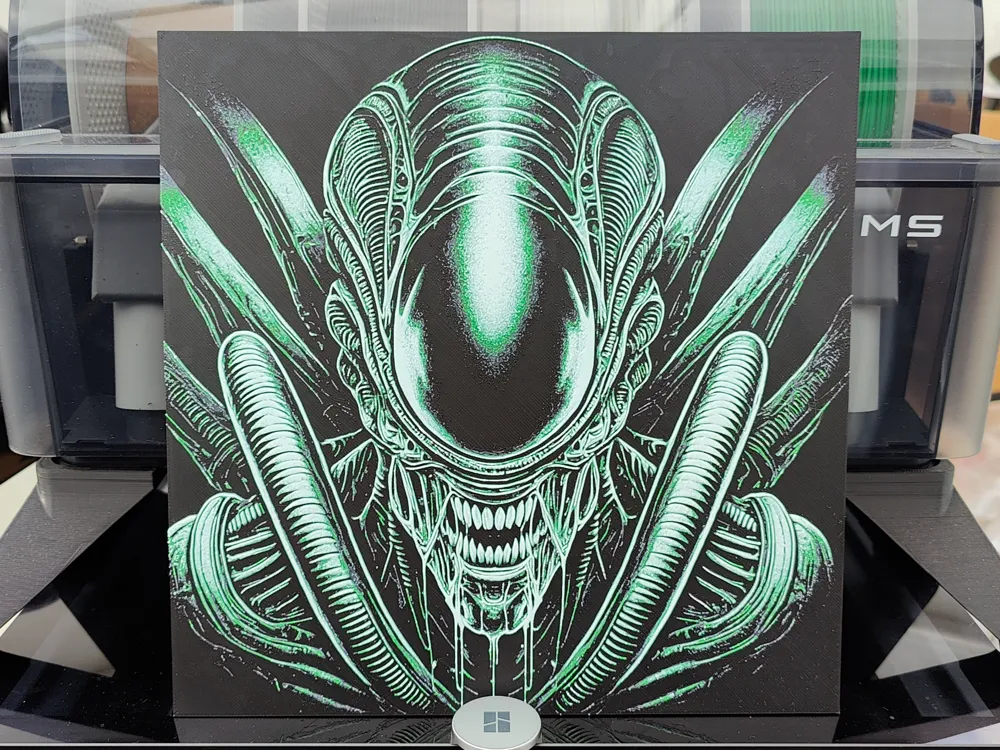 Alien Xenomorph Hueforge von Sarge - MakerWorld