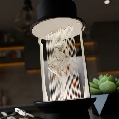 Ukiko - The Floating One / String Lamp - Free 3D Print Model - MakerWorld
