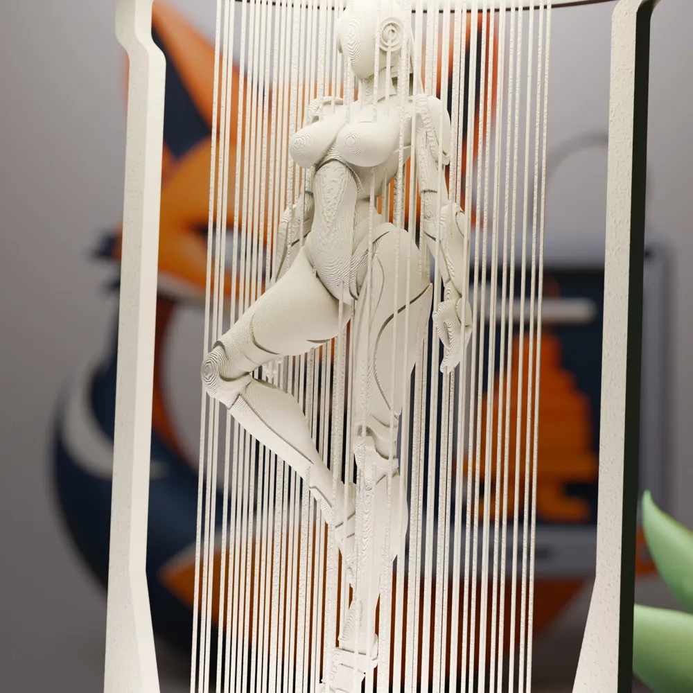 Ukiko - The Floating One / String Lamp - Free 3D Print Model - MakerWorld