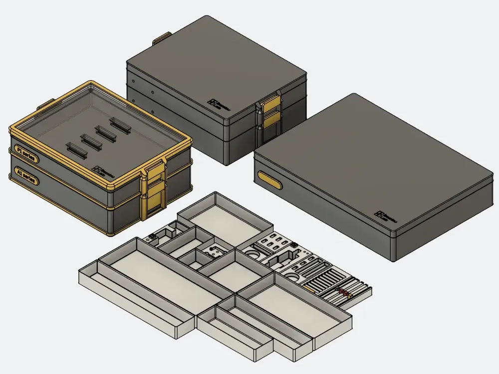 Bambu Lab Modular Storage Box (Printable on A1 mini, Stackable) by ...