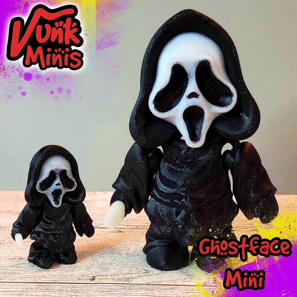 Mini Ghostface Flexi by Vunk Flexis - MakerWorld