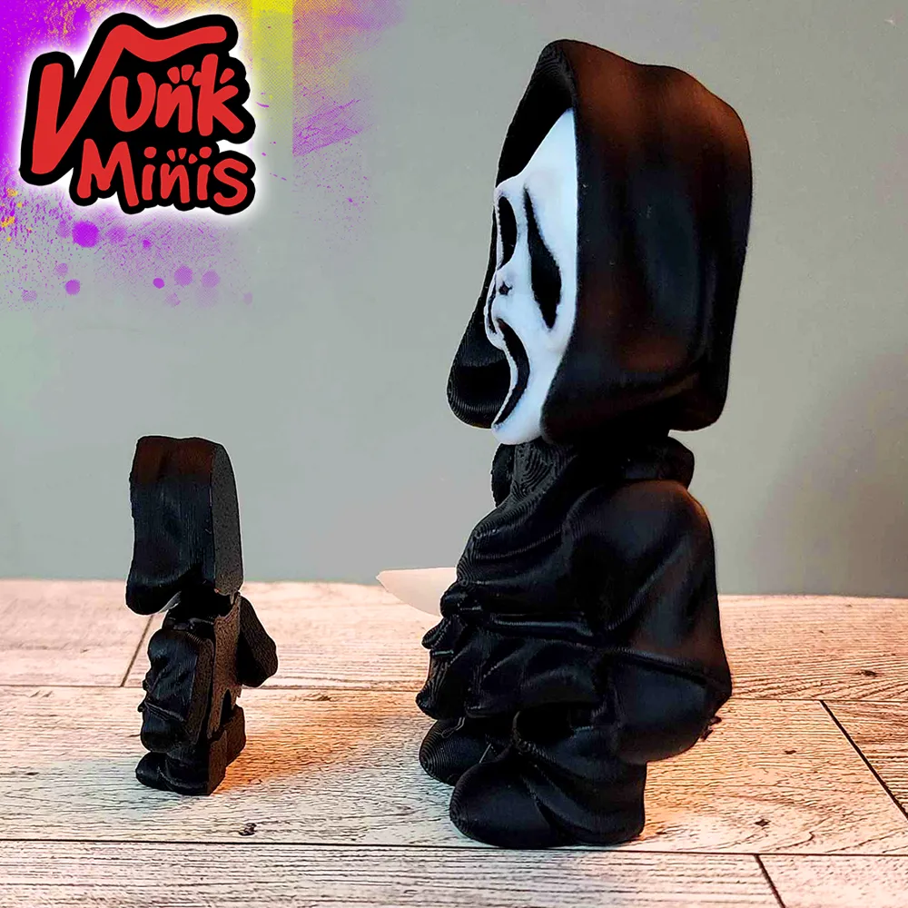 Mini Ghostface Flexi by Vunk Flexis MakerWorld: Download Free 3D Models