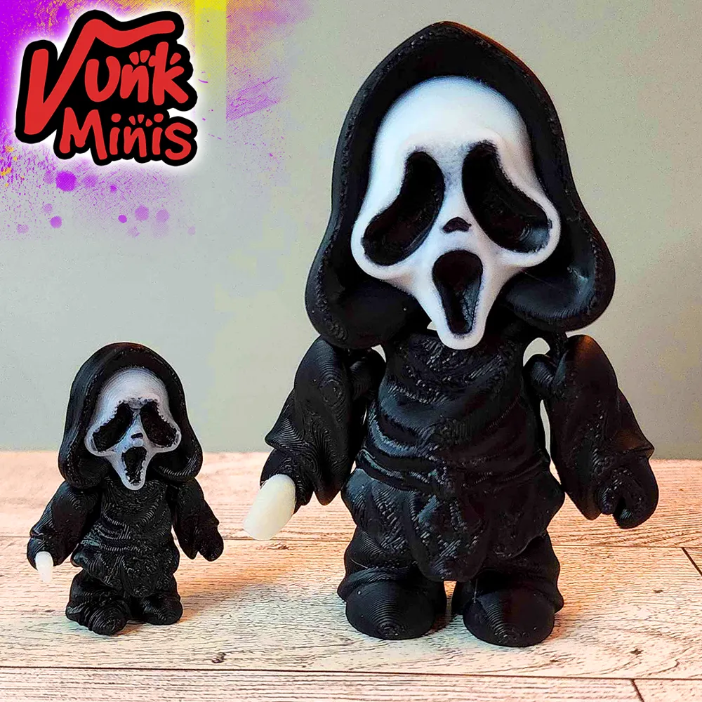 Mini Ghostface Flexi by Vunk Flexis MakerWorld: Download Free 3D Models