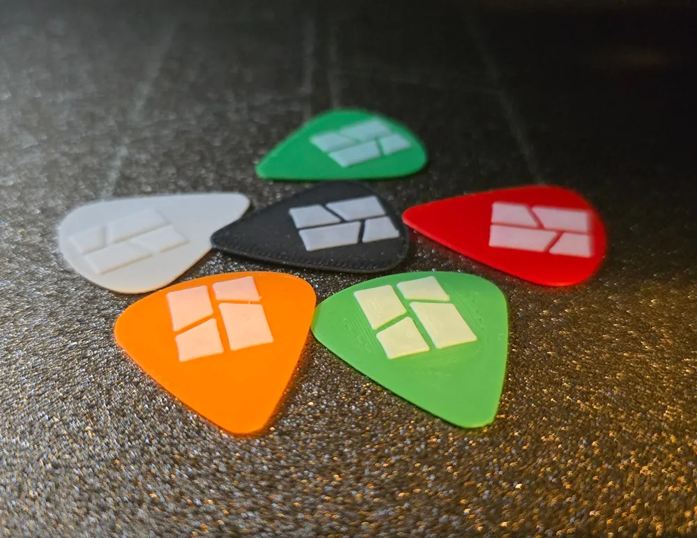 Bambu Parametric Guitar Picks - Free 3D Print Model - MakerWorld