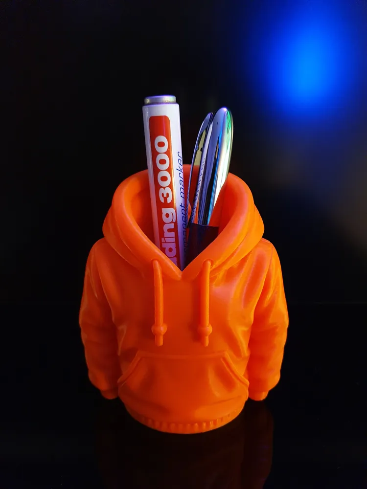 Hoodie Desk-Organizer - Free 3D Print Model - MakerWorld