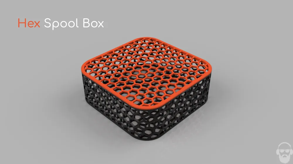 Hex Spool Box - Free 3D Print Model - MakerWorld