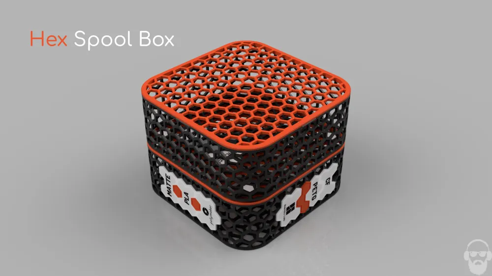 Hex Spool Box - Free 3D Print Model - MakerWorld