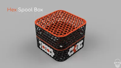Hex Spool Box - Free 3D Print Model - MakerWorld