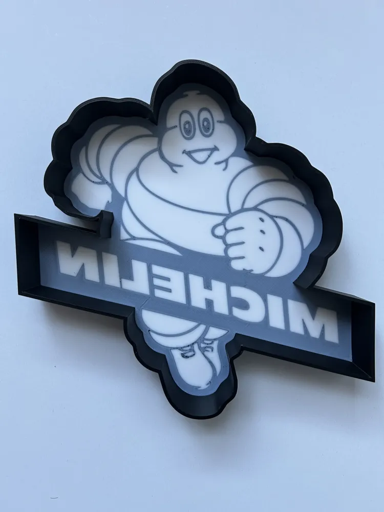 Lightbox Michelin Man (Bibendum) - Free 3D Print Model - MakerWorld