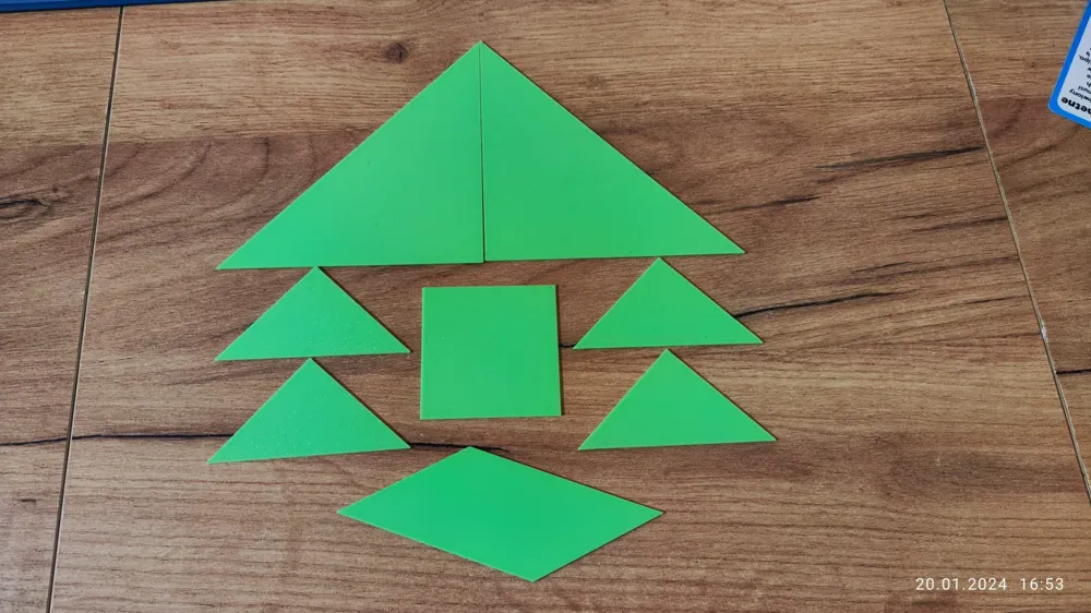 Tangram puzzle Thin&Fast to print by pomagadelko - MakerWorld