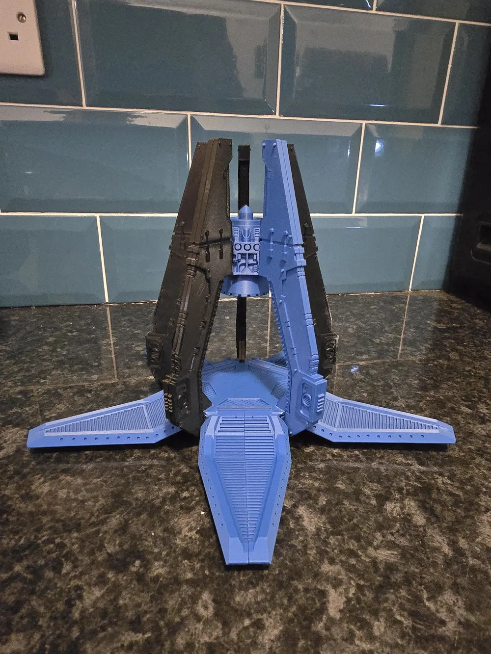 Grim Dark Landing Pod for Space Knights - Free 3D Print Model - MakerWorld