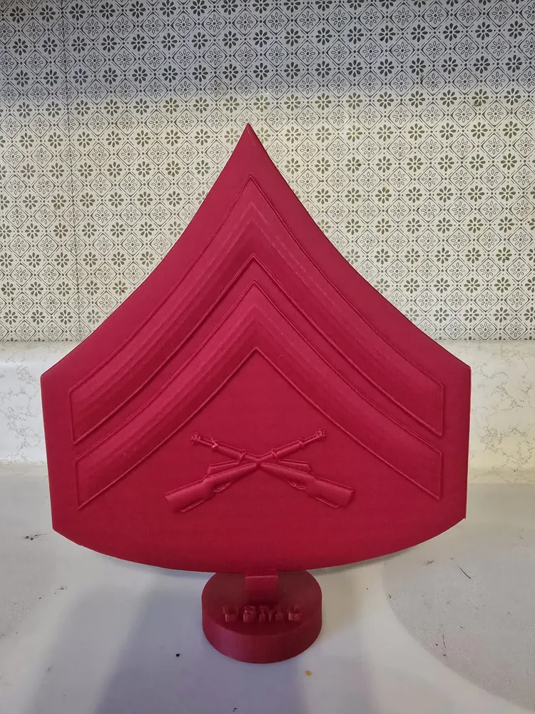 desk statue usmc corporal rank - Free 3D Print Model - MakerWorld