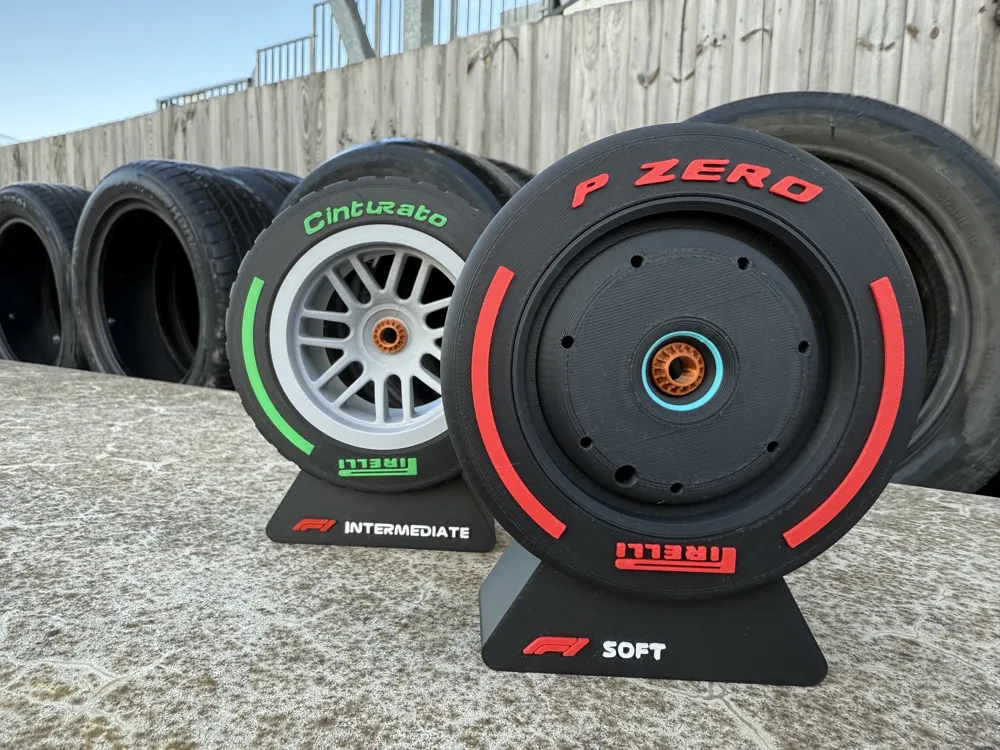 Réplica Pneus F1 2025 (Conjunto Completo) - Modelo gratuito para ...