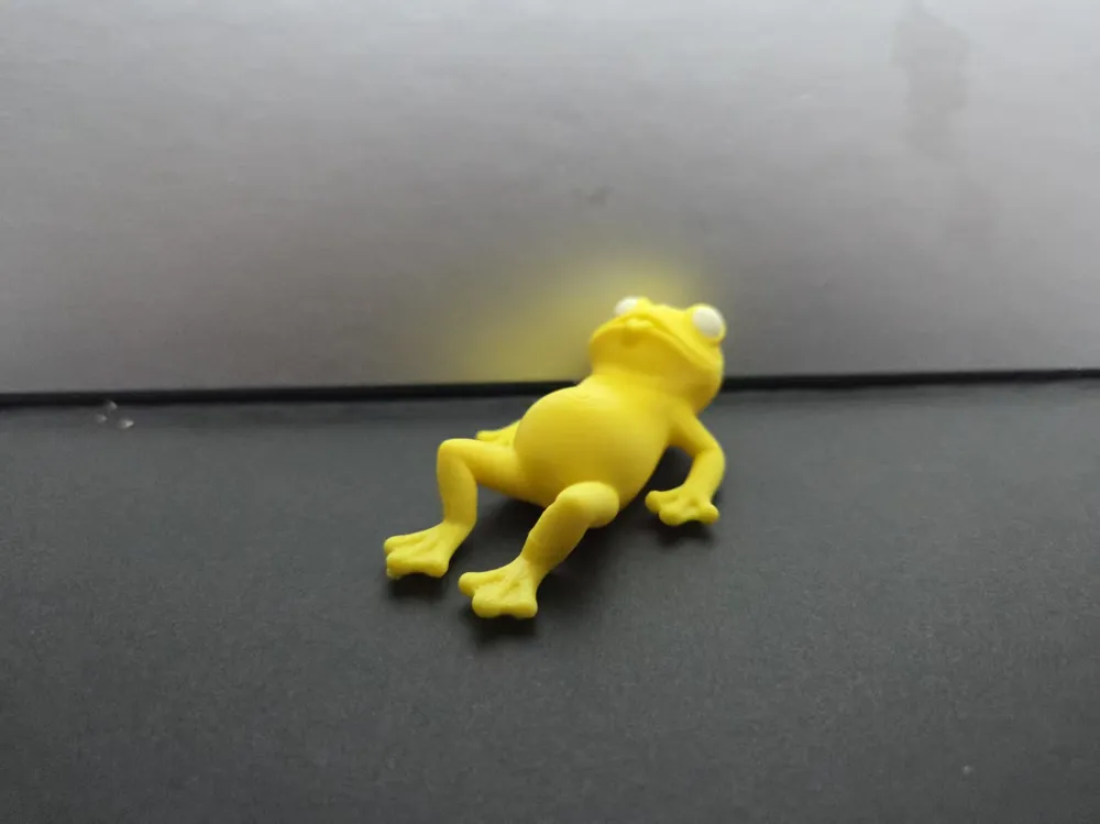 The Slacker Frog - Free 3D Print Model - MakerWorld