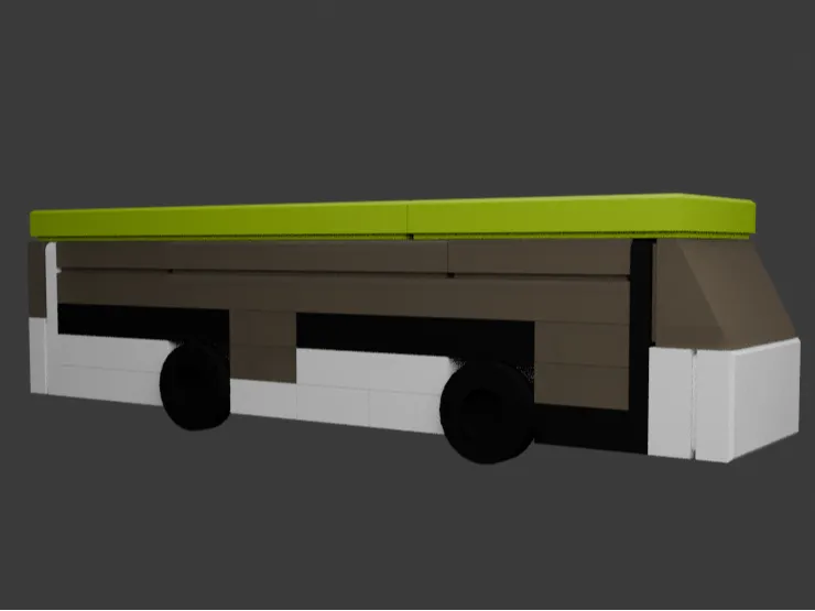 multi-color brick bus by Tijsvsn - MakerWorld