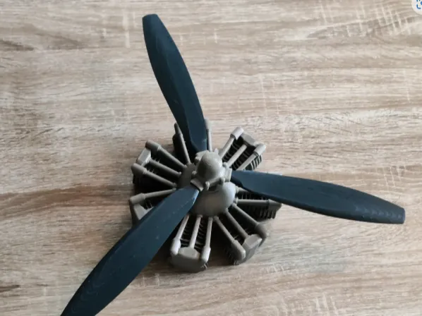 Rotary Plane Engine Display by IPOTATO - MakerWorld