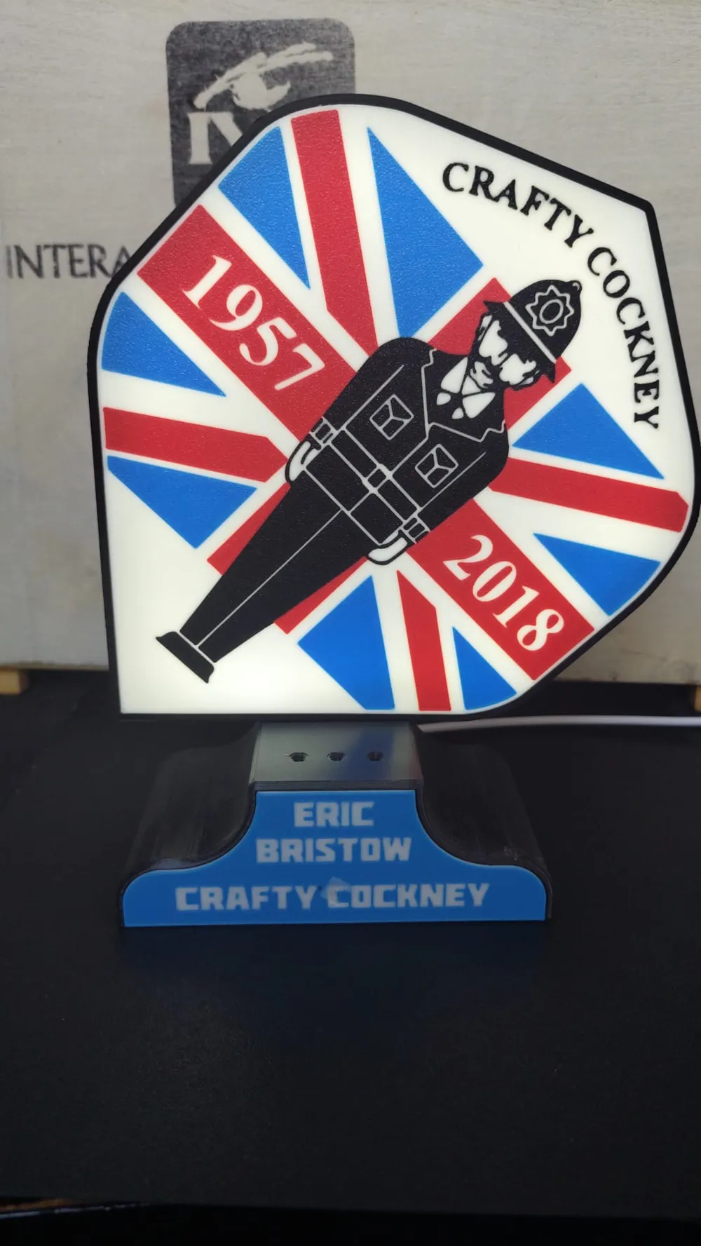 Eric Bristow Crafty Cockney Modulaire Éclairé - Modèle d'Impression 3D ...