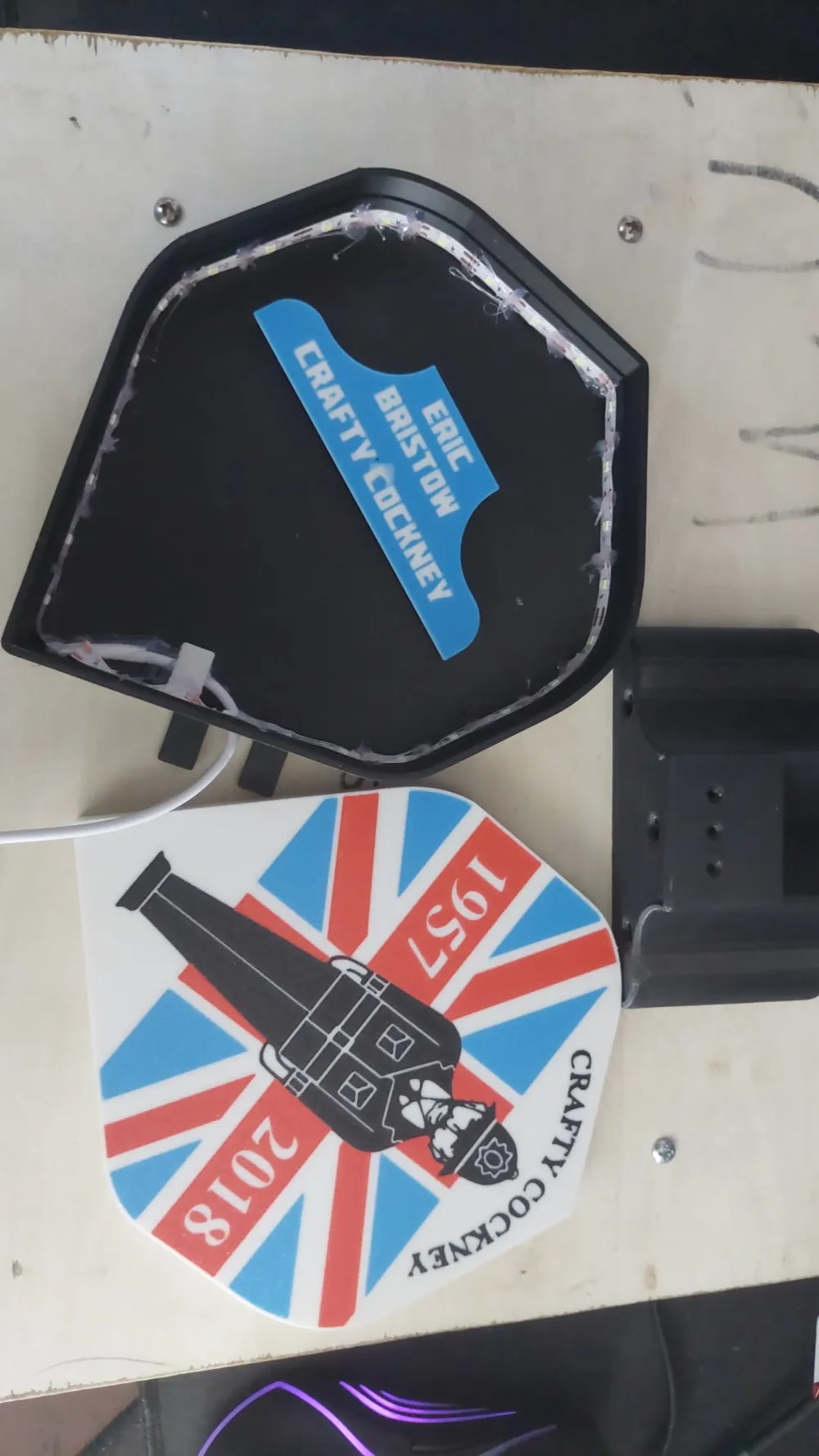 Eric Bristow Crafty Cockney Modulaire Éclairé - Modèle d'Impression 3D ...
