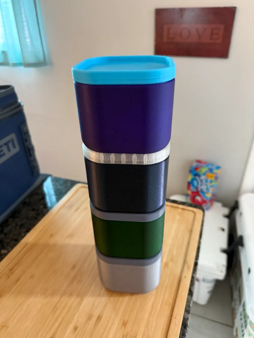 Stackable Snack Containers - With Optional Lid by barbasnoo MakerWorld ...