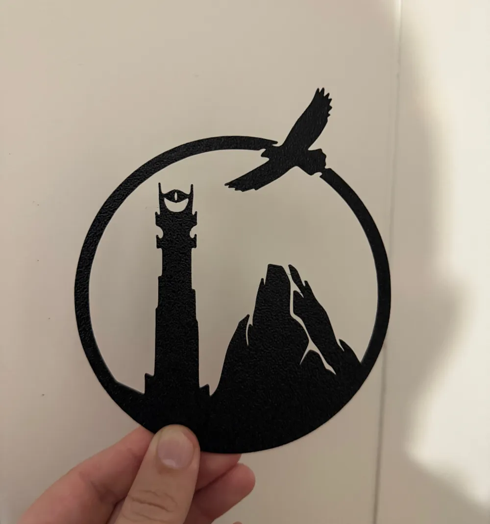 LOTR The Eye of Sauron Mordor wall art by samfantaisy - MakerWorld