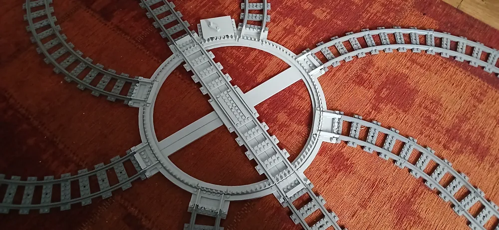 (MYGO) train turntable wheelhouse Brick compatible by andya1print ...