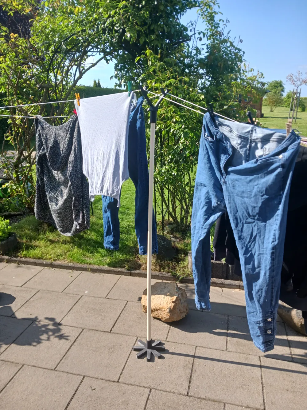 Wäscheleinen Ständer Stütze / clothesline support stand by apropo ...