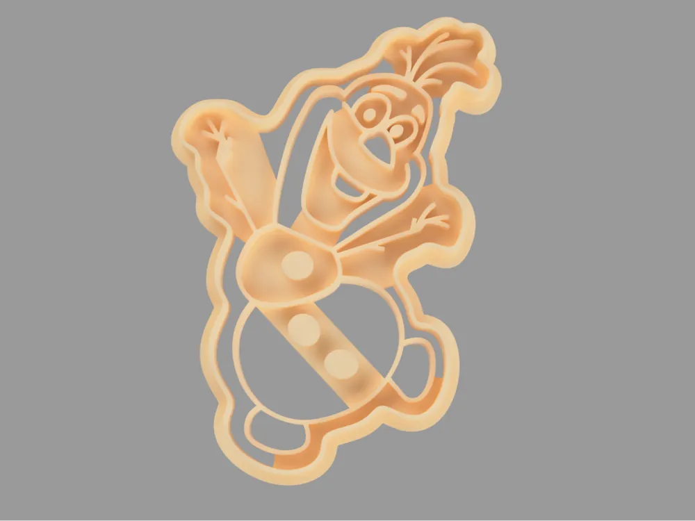 Olaf Cookie Cutter by FFxD - MakerWorld