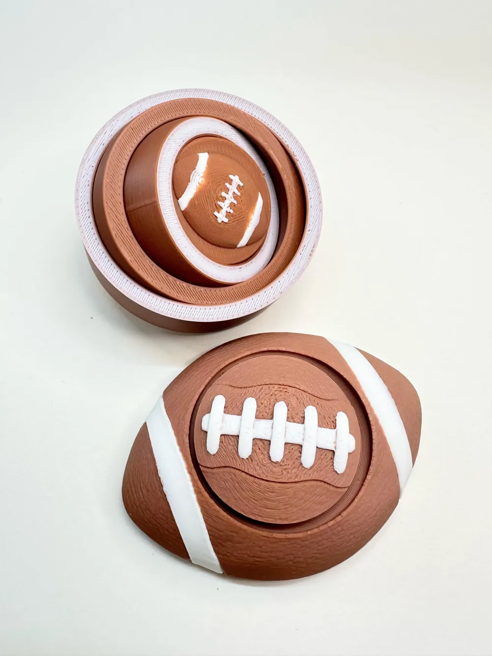 Football Fidget Spinners Gyro Print in Place - Free 3D Print Model ...