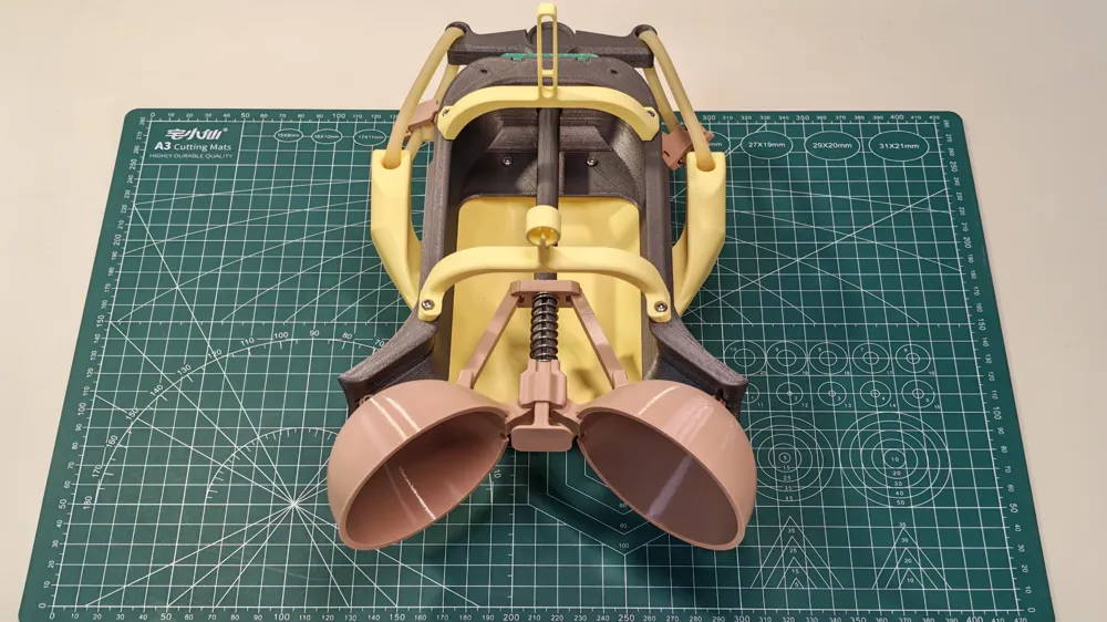 Snowball launcher V2 - Free 3D Print Model - MakerWorld