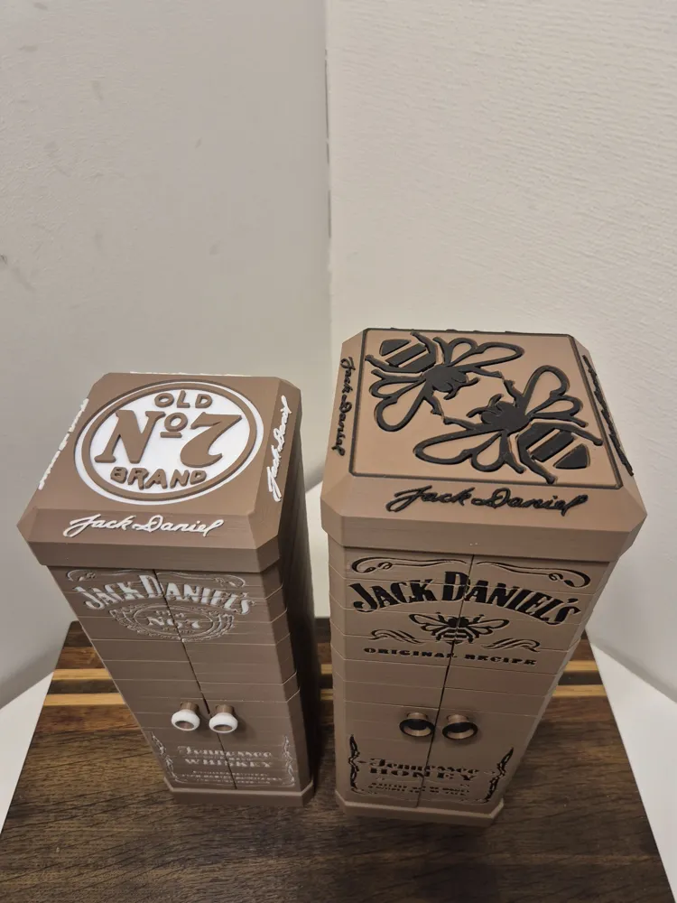 Jack Daniel's Tennessee Honey Whiskey display box - Free 3D Print Model ...