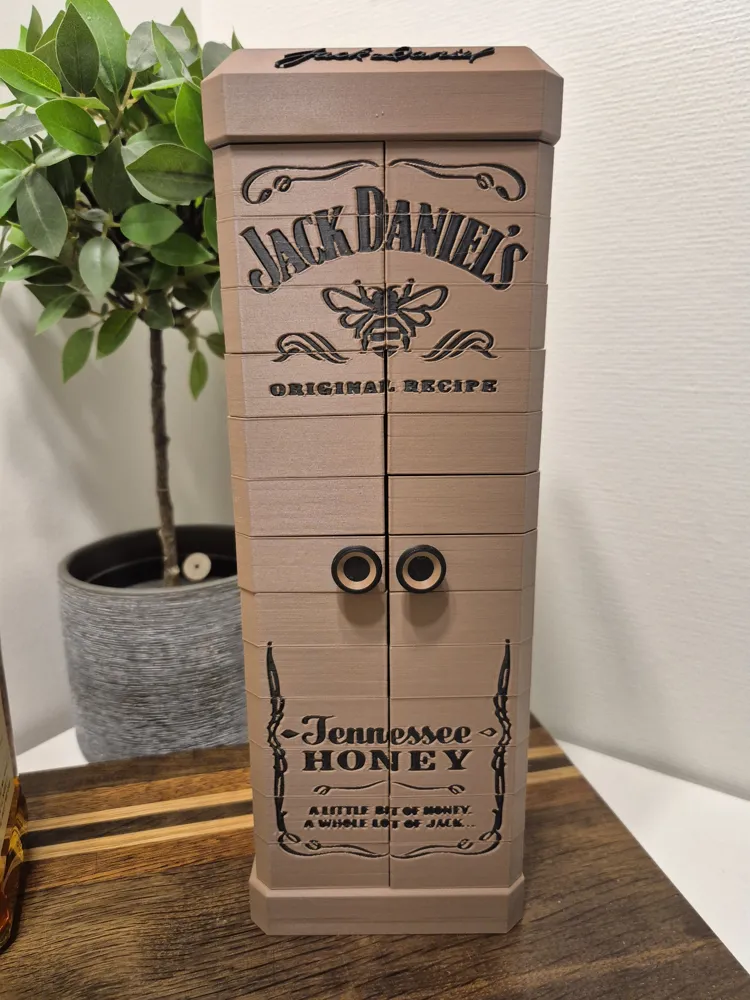Jack Daniel's Tennessee Honey Whiskey display box - Free 3D Print Model ...