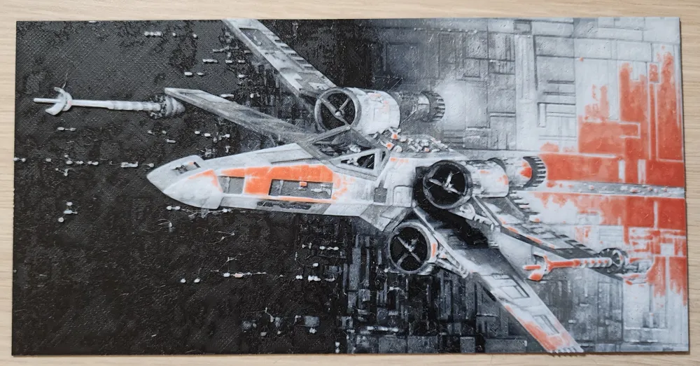 X-Wing (hueforge) by briankstan - MakerWorld
