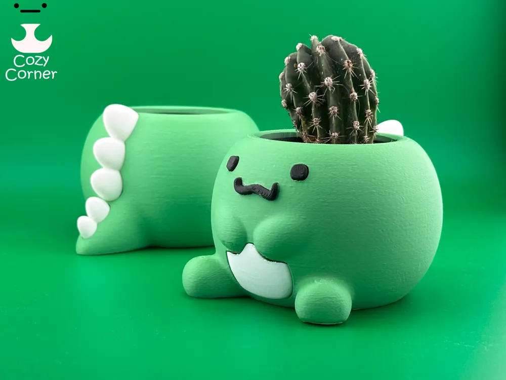 Dragon planter by Cozy Corner MakerWorld: Download Free 3D Models