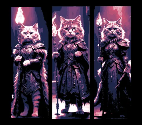 The Feline Wizard Portrait - Cat Love 3 bookmarks by mclanesmemories ...