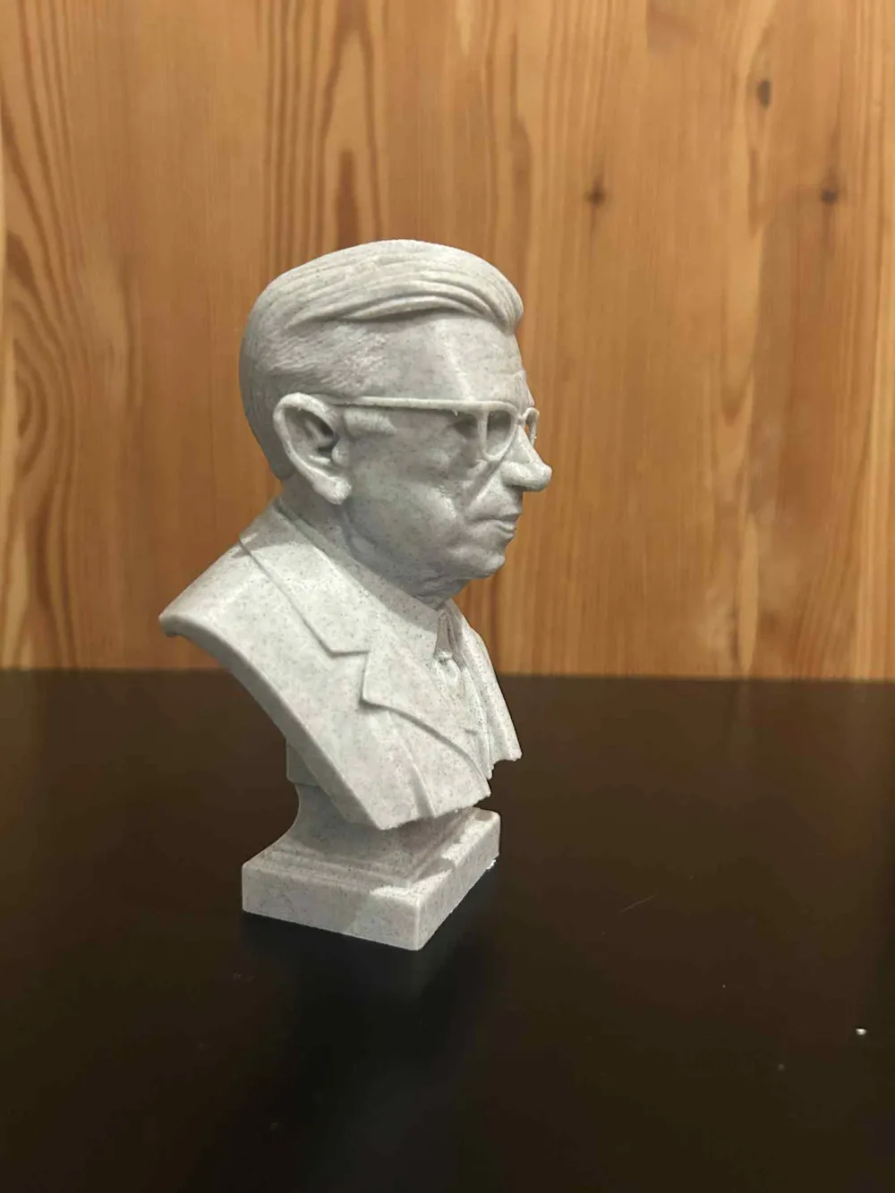 Jean‑Paul Charles Aymard Sartre – Bust - Free 3D Print Model - MakerWorld