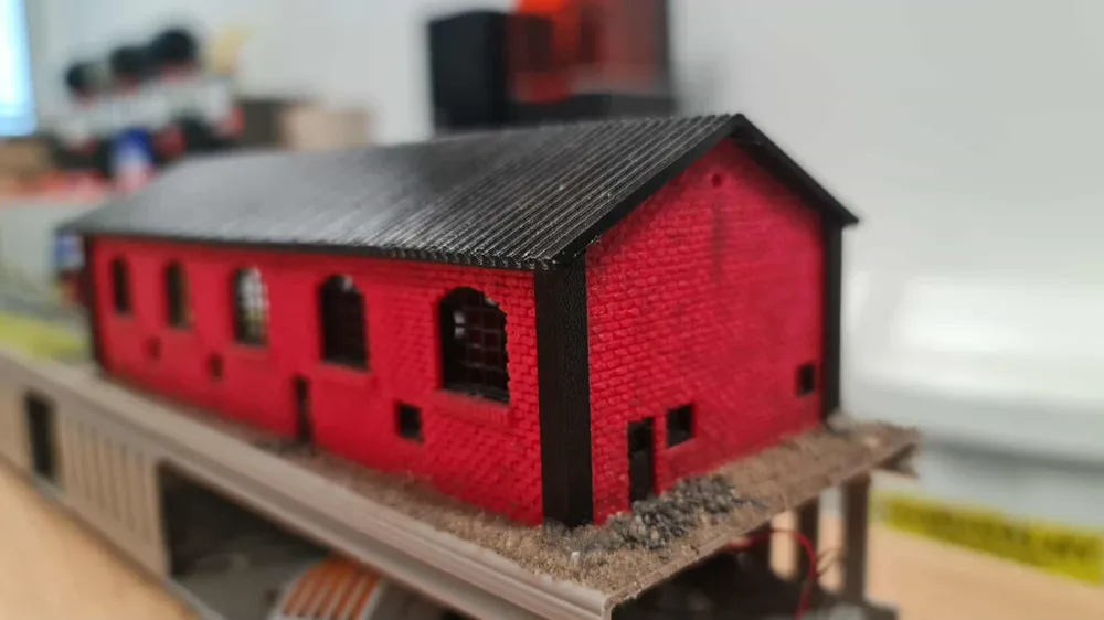 KATO N scale Train Shed by Spone MakerWorld: Download Free 3D Models