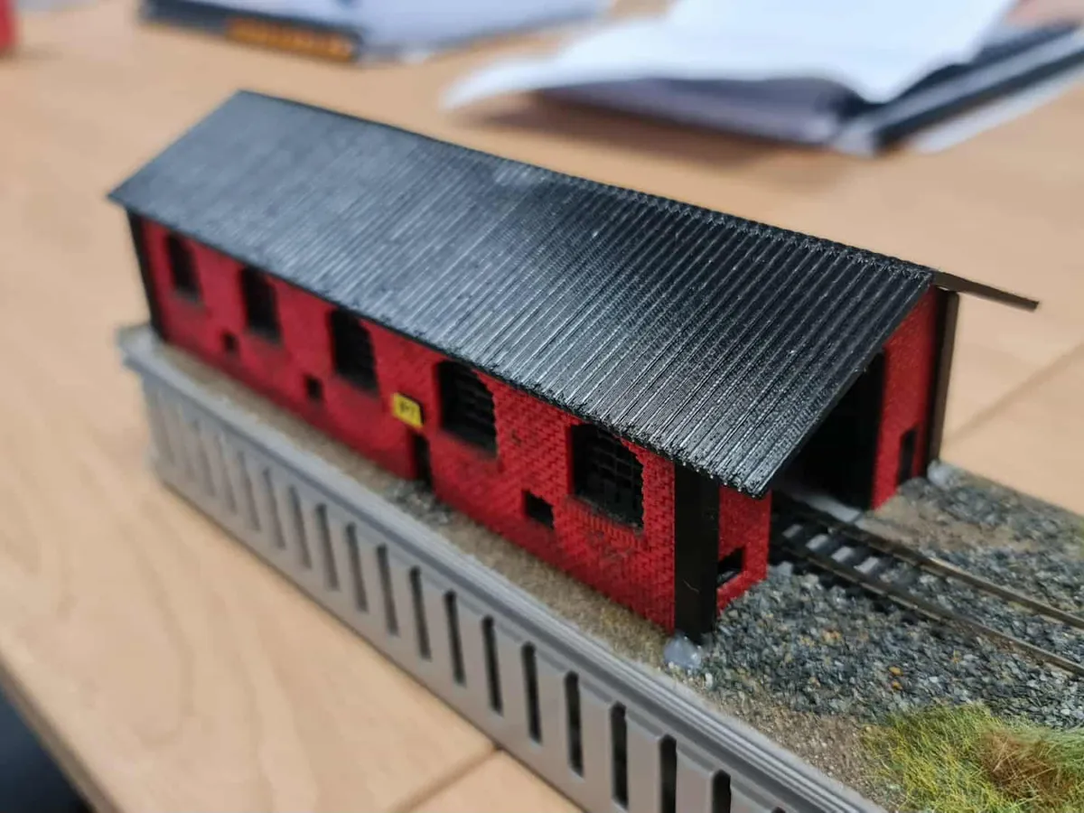KATO N scale Train Shed by Spone MakerWorld: Download Free 3D Models