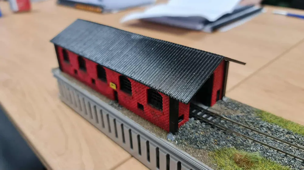 KATO N scale Train Shed by Spone MakerWorld: Download Free 3D Models
