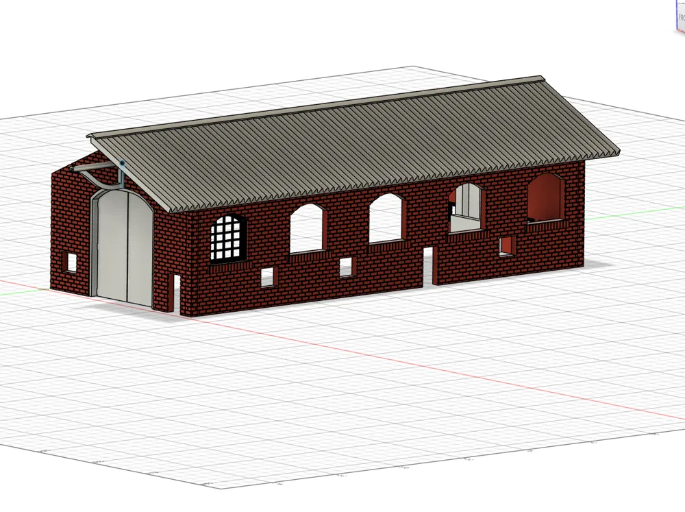 KATO N scale Train Shed by Spone MakerWorld: Download Free 3D Models