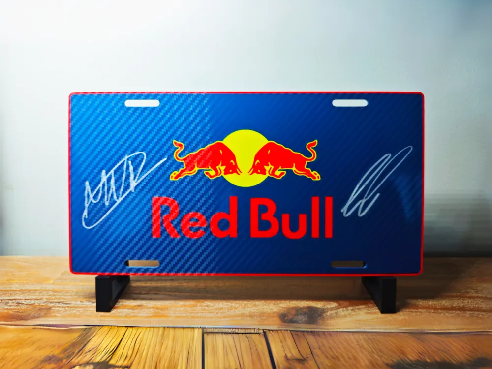 F1 Team Licence Plate - Red Bull by P78 - MakerWorld