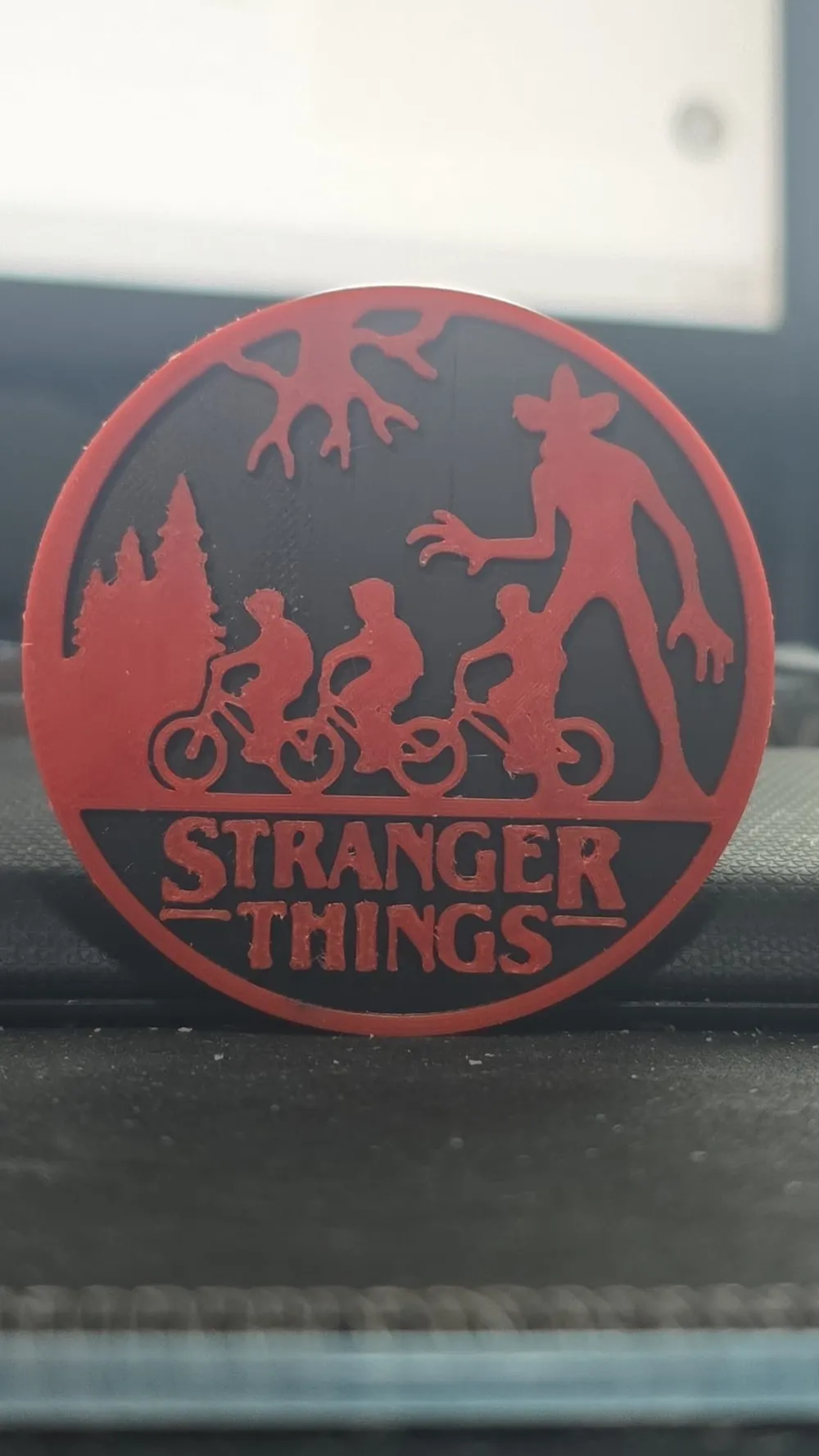 Stranger Things Coaster - Free 3D Print Model - MakerWorld