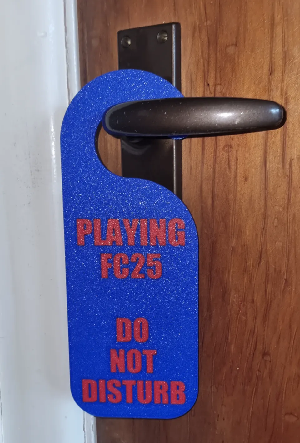 Do Not Disturb FIFA 25 Door Hanger. by RDesignServices - MakerWorld