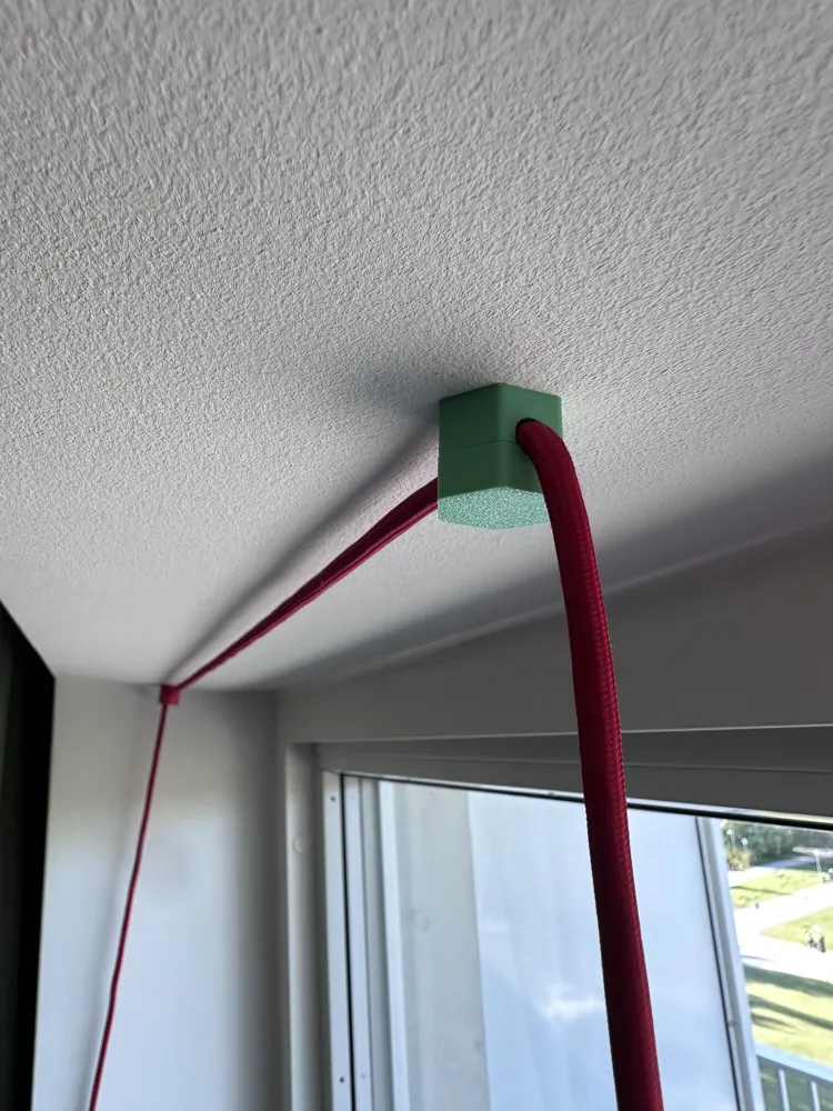 Cable Wall & Ceiling hook – Wire Mount Hex Version - Free 3D Print ...