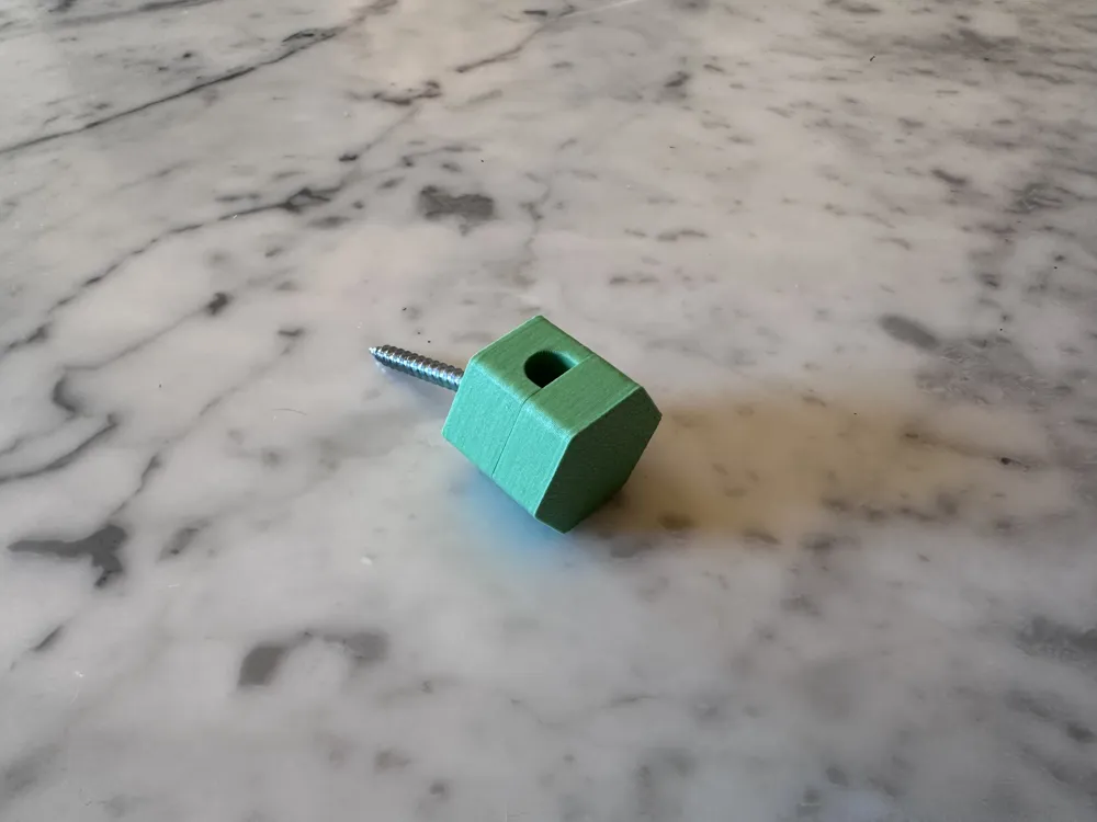 Cable Wall & Ceiling hook – Wire Mount Hex Version - Free 3D Print ...