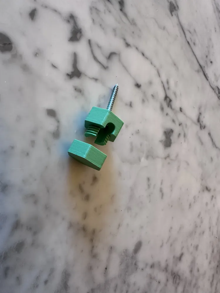 Cable Wall & Ceiling hook – Wire Mount Hex Version - Free 3D Print ...