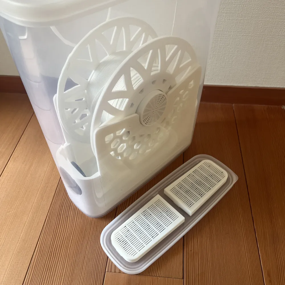 DIY filament drybox (Inomata-K Dry Food Stocker) by tadsnet MakerWorld ...
