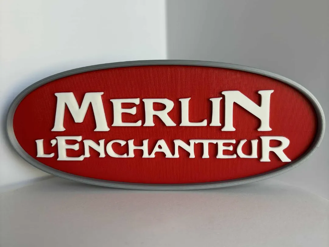 Logo Merlin the enchanter - Free 3D Print Model - MakerWorld